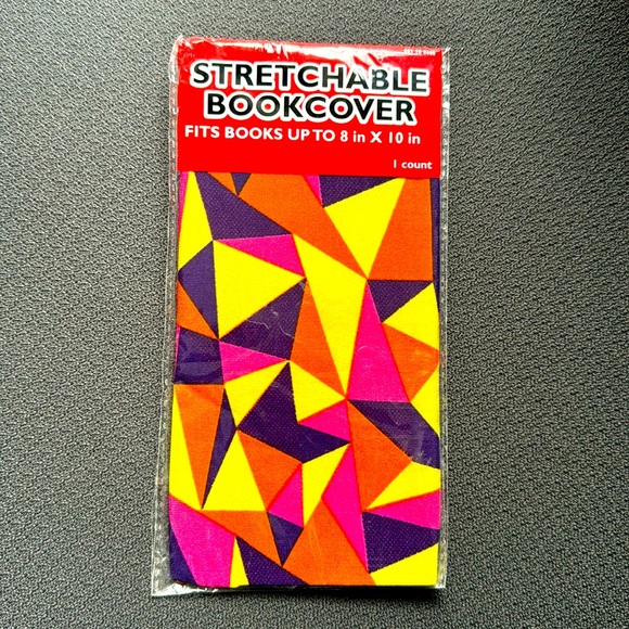 Other | Stretchable Book Cover Size Fits Books Upto 8 X 1 In Yellow ...